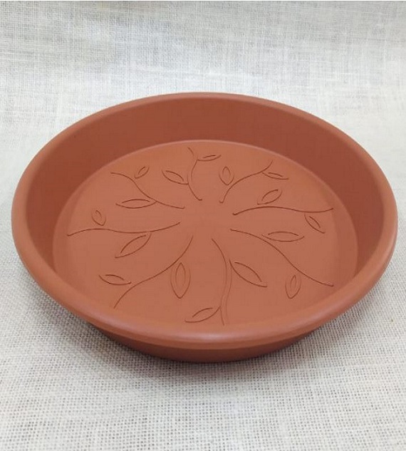 8" Drian Tray Black - Set of 2 | TheGreenyard.in